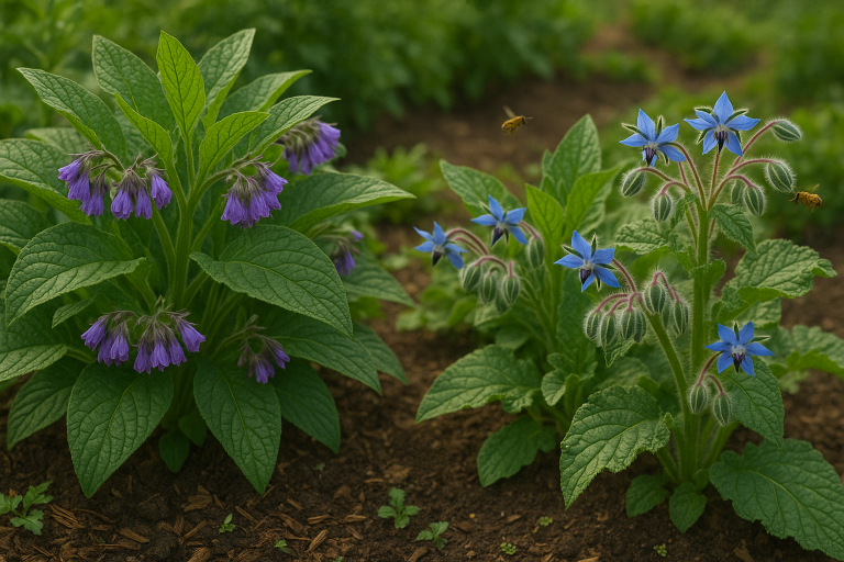 Comfrey vs Borage: Which Should You Grow?