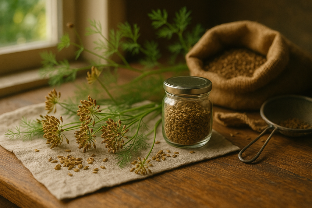 How to Dry and Store Fennel Seeds