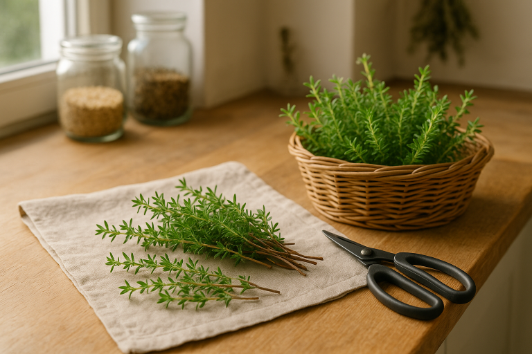 How to Dry Thyme for Storage