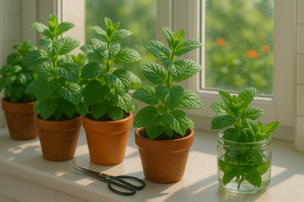 How to Grow Mint in Pots (Indoors or Outdoors)