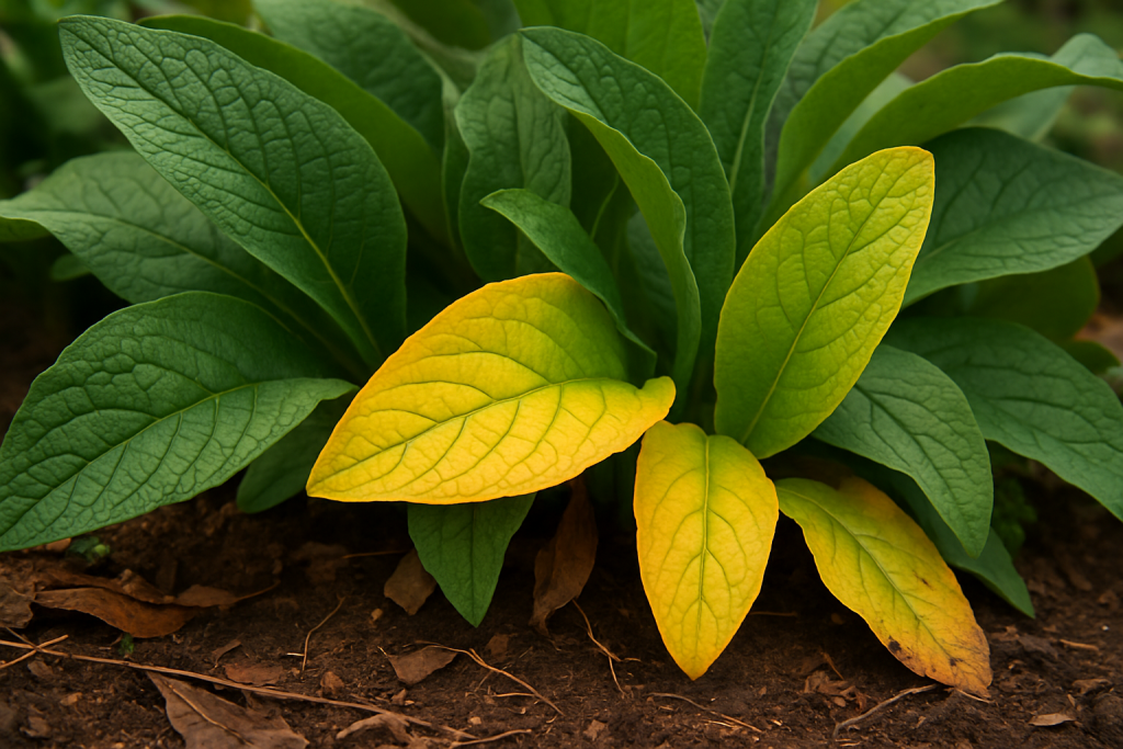 Yellow Comfrey Leaves: Common Causes & Solutions
