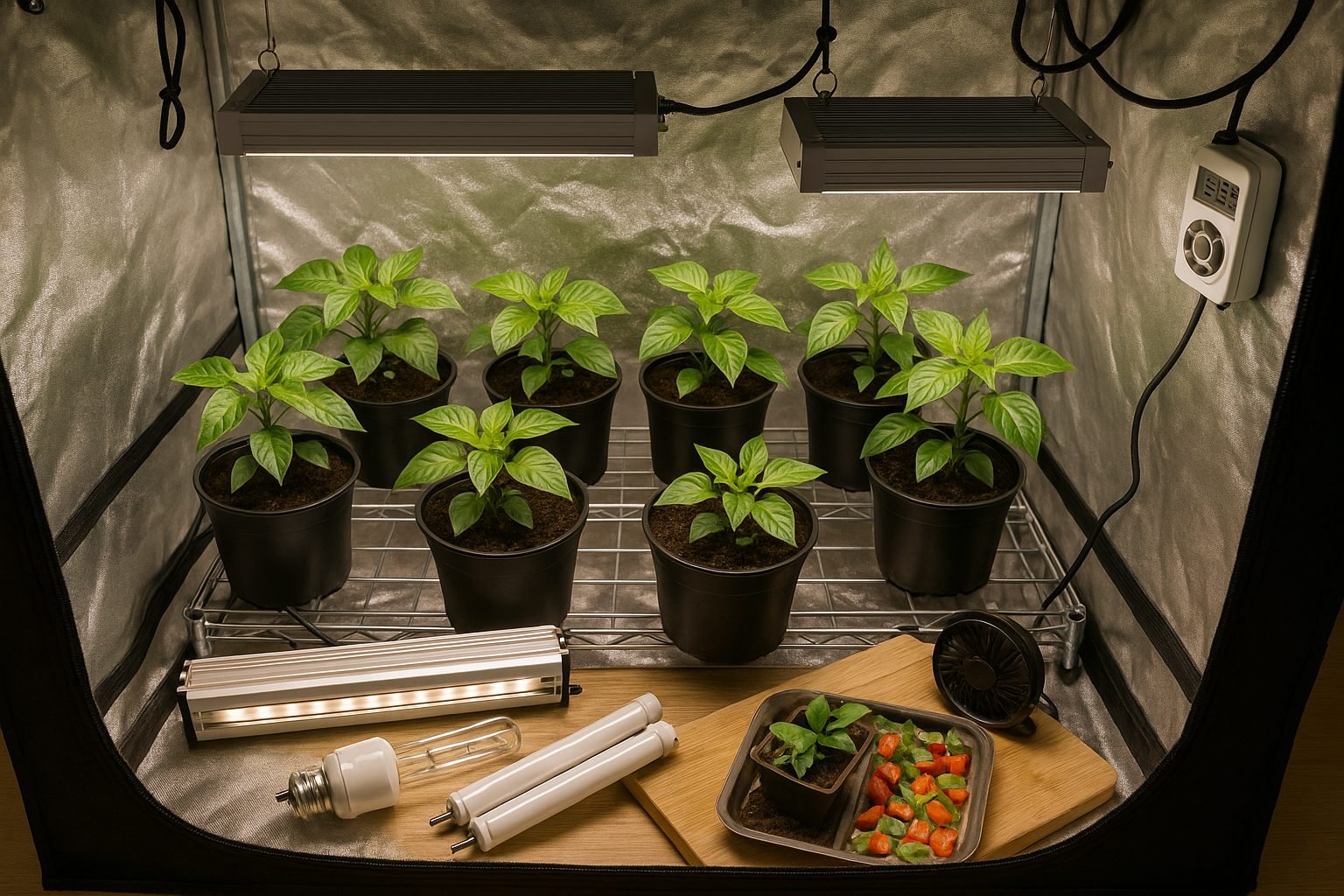 Best Grow Lights for Indoor Hot Peppers