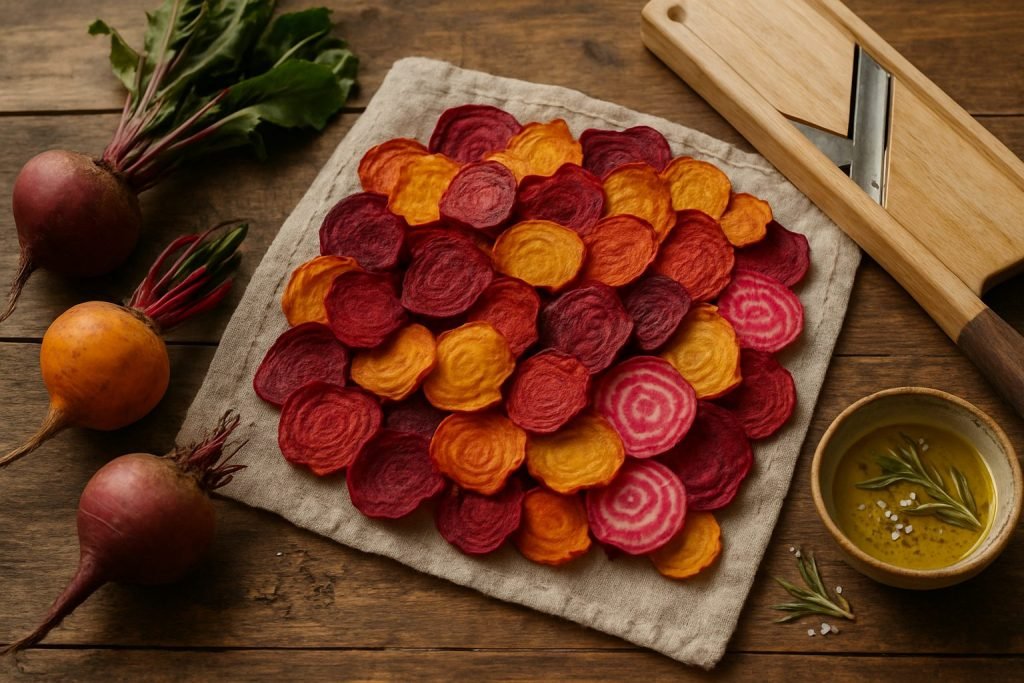 Making Beet Chips at Home (Garden to Snack)