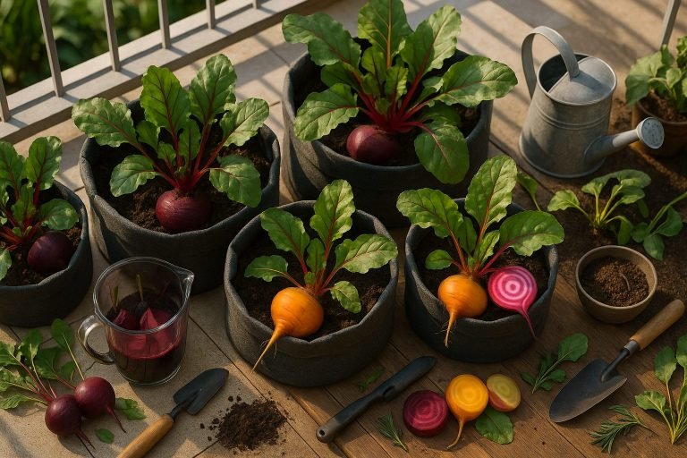 Growing Beets in Grow Bags